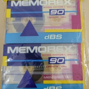 Memorex | Media | Vintage Memorex Dbs 9 Min Cassette Tapes | Poshmark